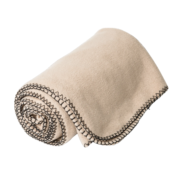 Tan Fleece Blanket – Soft, Lightweight & Perfect for Weddings or Events ...